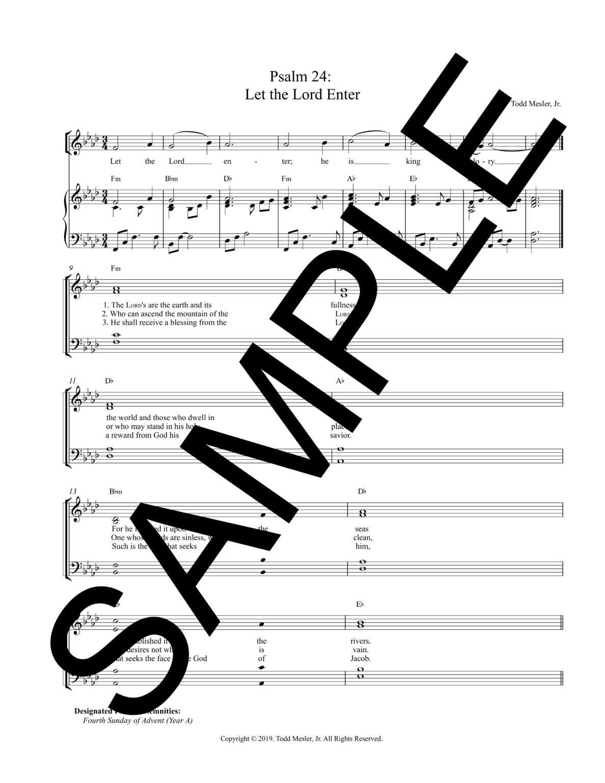 Psalm 24 – Let the Lord Enter (Mesler) – Simply Liturgical